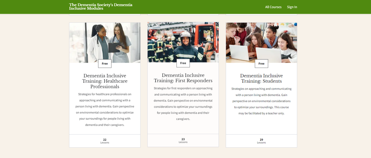 Creating and Sustaining E-Modules - The Dementia Society of Ottawa and ...