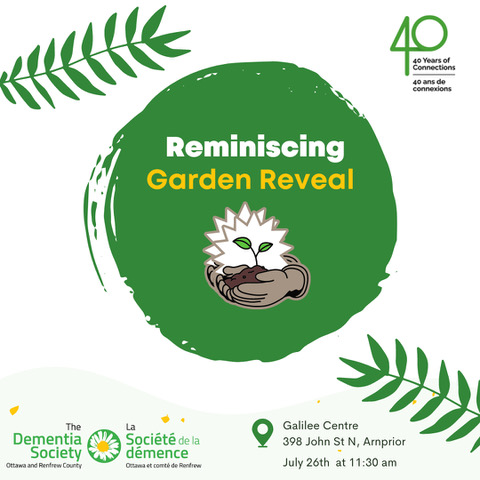 Hosting Public Events: Reminiscing Garden - The Dementia Society of ...